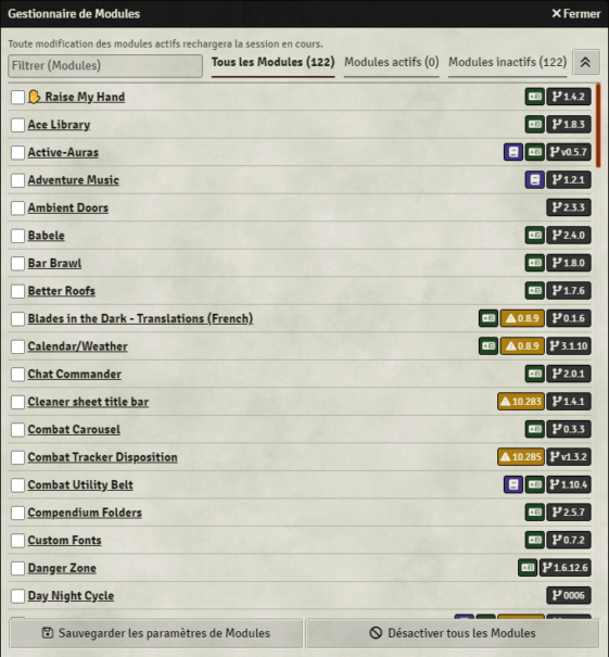 Tutoriel découverte de Foundry VTT - Partie 1 - D1000 et D100