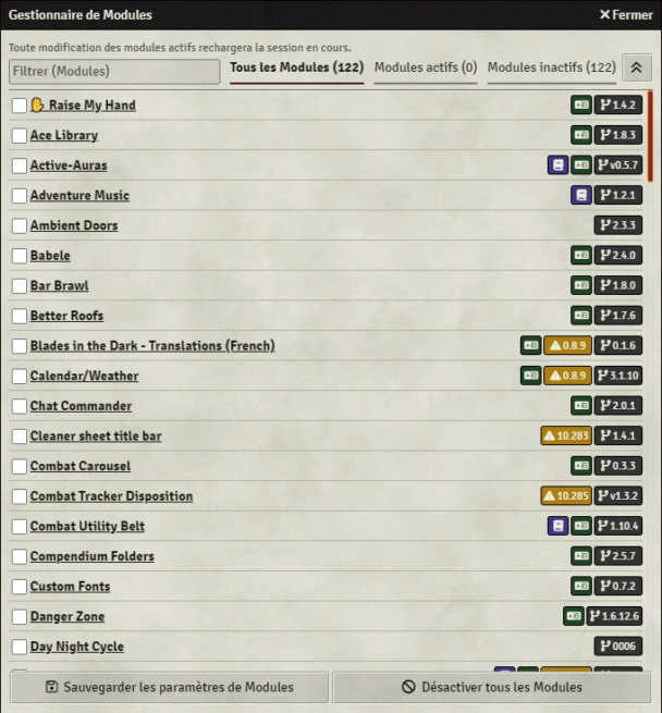 Tutoriel découverte de Foundry VTT - Partie 1 - D1000 et D100